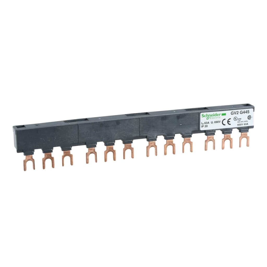 4 TAP OFFS BUSBAR GV2 63A 45MM PITCH - Cavalo
